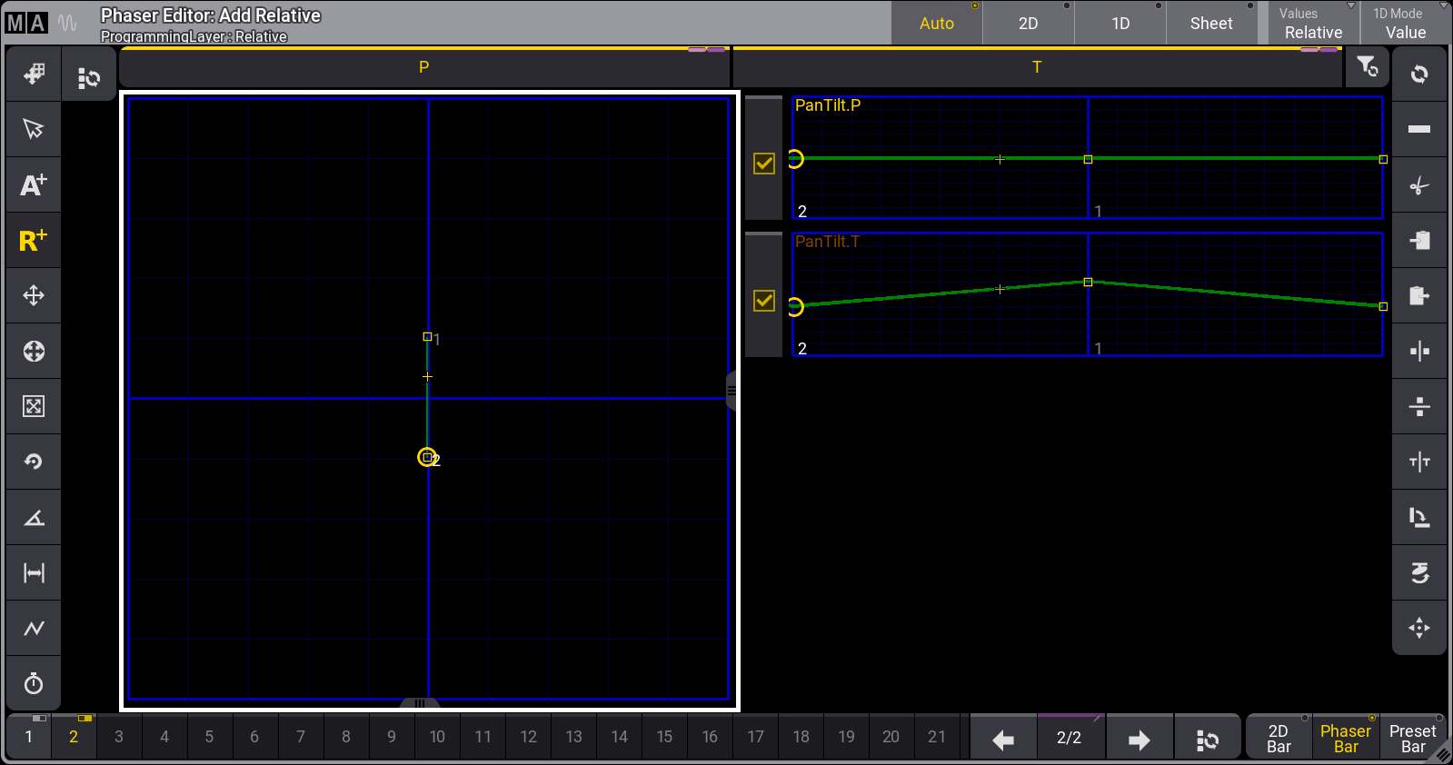 Create a Circle Phaser Around a Position Preset